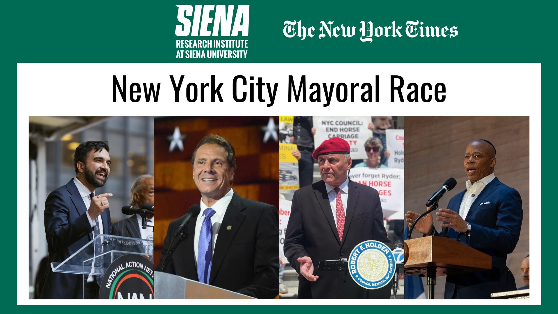 New York Times/Siena Poll: New York City Mayoral Race – Siena Research Institute